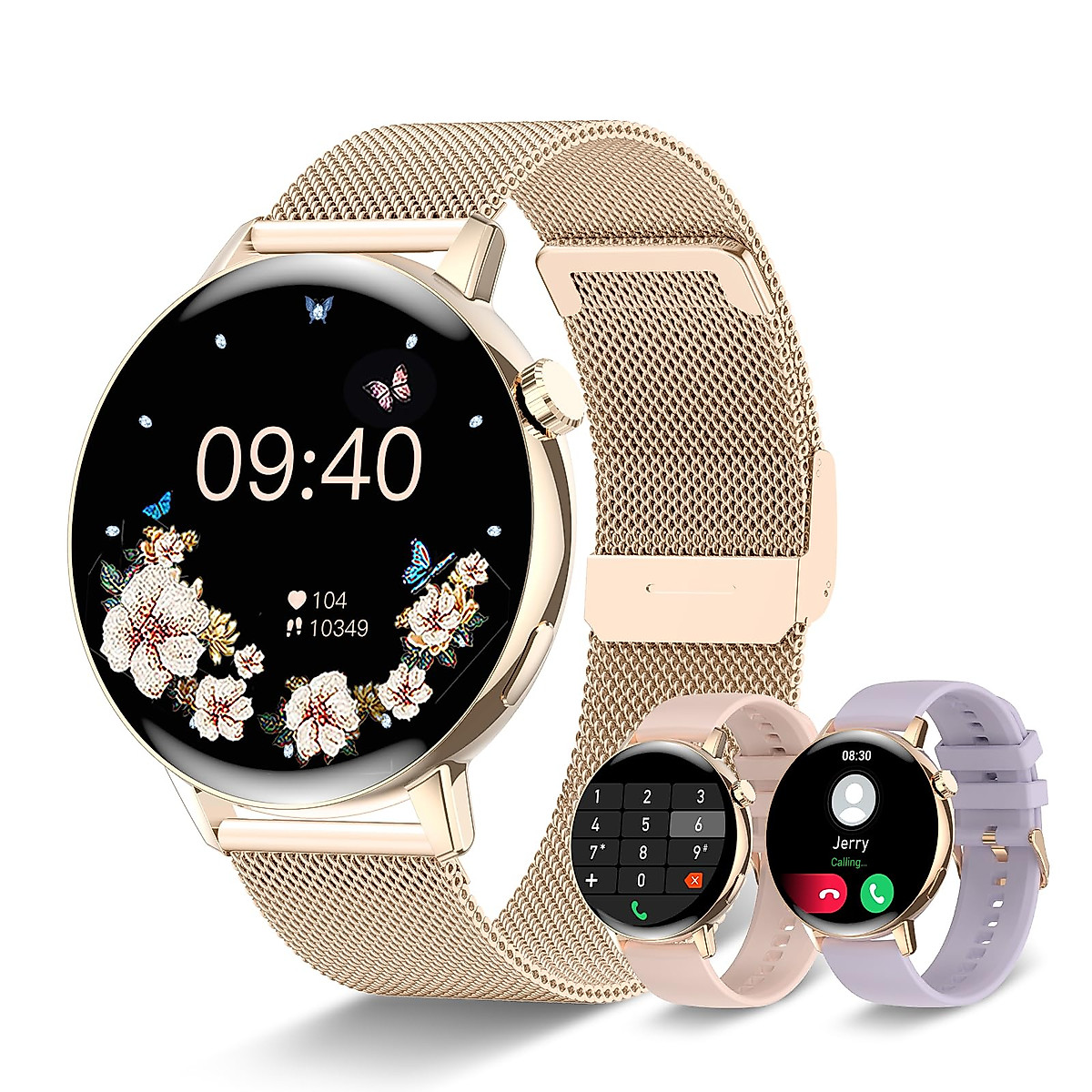 Smart Watch for Women (Make/Answer Call),1.32"HD Screen Smartwatch for Android and iOS Phones Compatible,Fitness Tracker with Heart Rate Sleep Monitor AI Voice digital Waterproof Watch for Women.