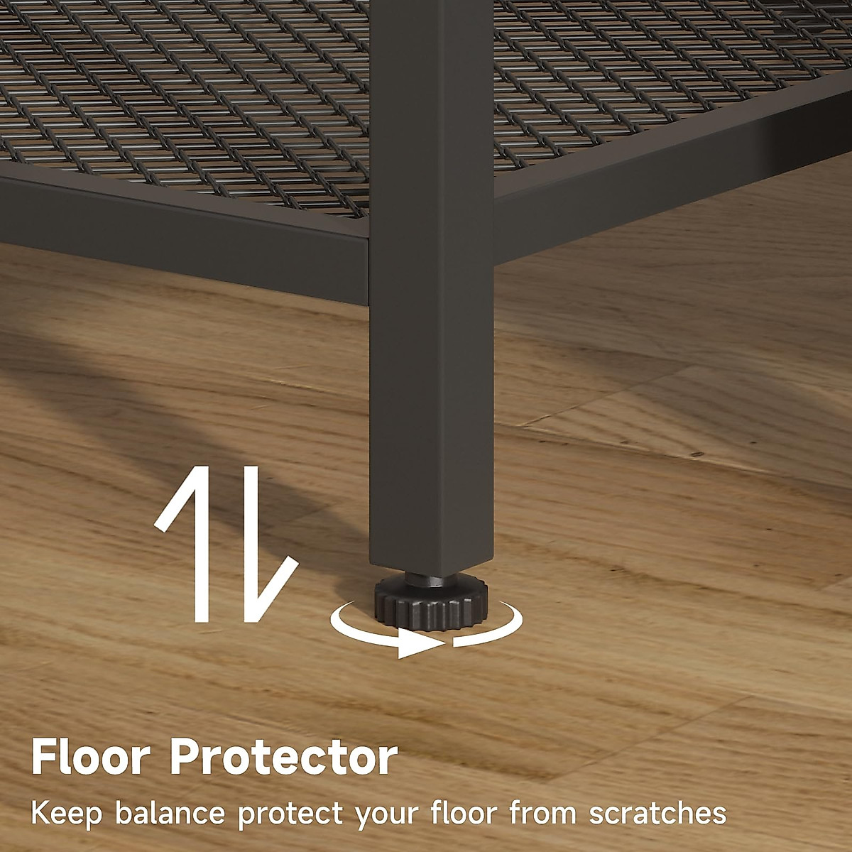 HOSEOKA Nightstand with Charge Station and USB Ports, Modern Bedside Table with 2 Drawers & Storage Shelves, Wooden Accent Night Stand with Metal Frame, Vintage End Table for Bedroom, Brown