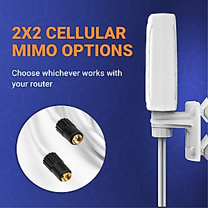 Poynting XPOL-1-5G Hotspot Omnidirectional Antenna | 2X2 MIMO | 617-3800 MHz | 4G/LTE 5G | 3.5dBi | SMA (M)