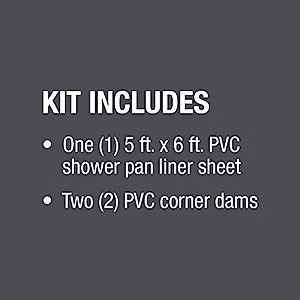 Oatey PVC Shower Pan Liner Kit