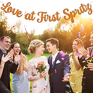 Love at First Spritz Banner, Aperol Spritz Bridal Shower Party Decorations, Love At First Spritz Decorations, Orange Girls Bridal Brunch Couple Shower Bachelorette Party Decor