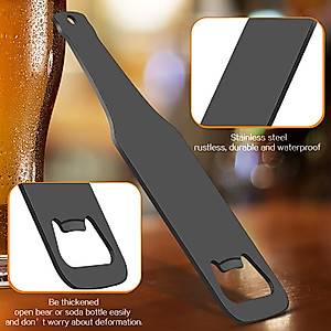 30 Pieces Stainless Steel Flat Bottle Opener Groomsmen Wallet Beer Bottle Opener for Kitchen, Bar, Restaurant, Wedding Bridesmaid Favor, Black