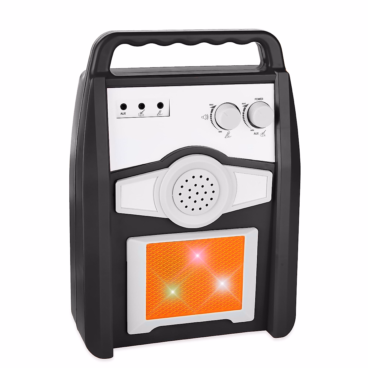 Best Choice Products Kids Electric Musical Guitar Play Set, Toy Guitar Starter Kit Bundle w/ 6 Demo Songs, Whammy Bar, Microphone, Amp, AUX, 2 Sticker Sheets - Black