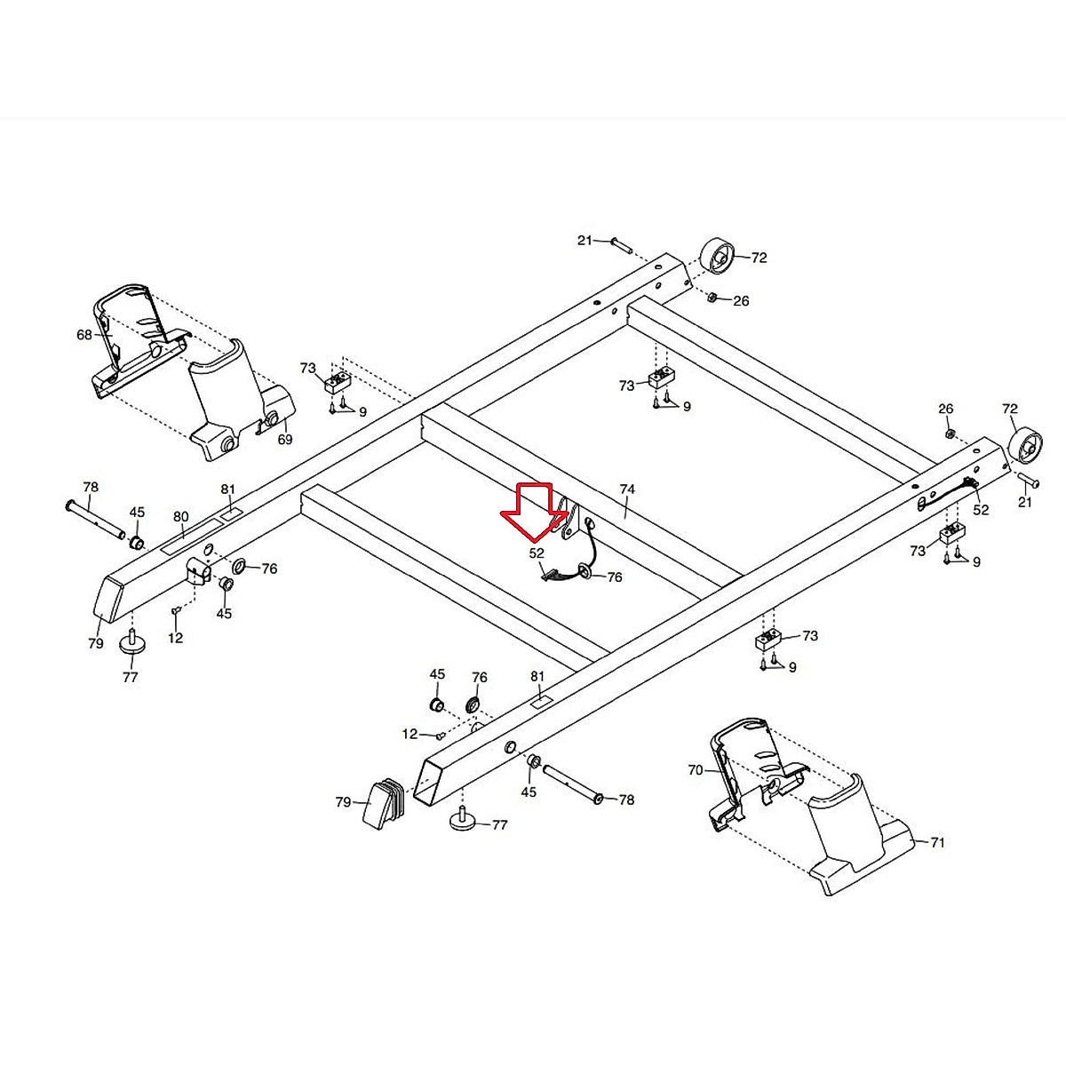 Hydra Fitness Exchange Base Wire Harness 429068 Works with X32I Treadmill