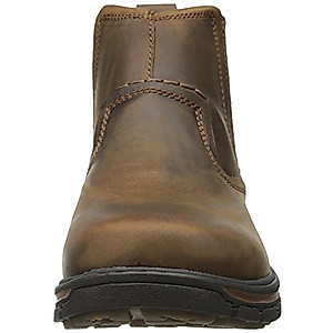 Skechers Men's Relaxed Fit Segment - Dorton Boot,Dark Brown,10.5 M US