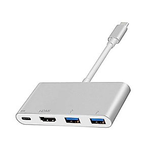 XUNMAIFHB Portable Docking Station,Type c to hdmi+usb3.0+pd Four-in-one Multi-Function Converter Type-c Multi-Port HUB Fast Transmission