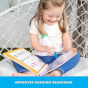 Educational Insights Hot Dots Let's Learn Pre-K Reading Classroom Bundle 4 Pack- Learn to Read Preschool Workbook with Interactive Pen, Ages 3+