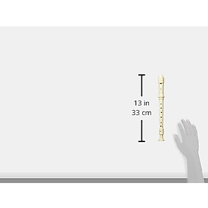 Yamaha YRS-23 Soprano Recorder, German Fingering, Natural 1.00 x 2.00 x 13.75