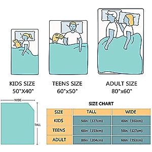 SOMNY Cartoon Blanket Air Conditioner Blanket Ultra-Soft Micro Fleece Blanket for Couch Bed Car Warm Plush Throw Blanket Suitable for All Season 60''X50'', Pink