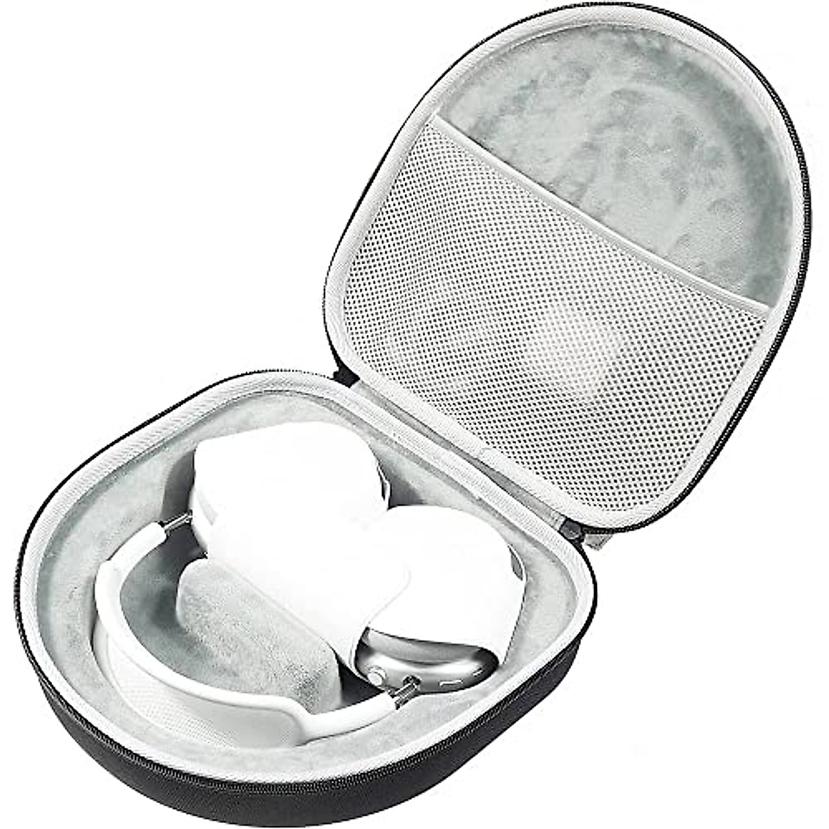 SaharaCase Travel Carry Case for Apple AirPods Max [Shockproof Bumper] Rugged Protection Anti-Slip Grip (Black)