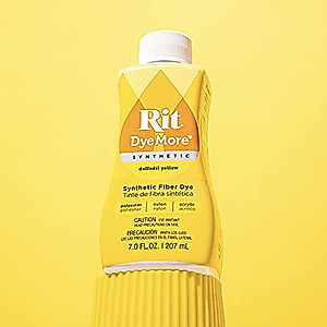 Rit DyeMore Liquid Dye, Daffodil Yellow 7 Fl Oz (Pack of 1)
