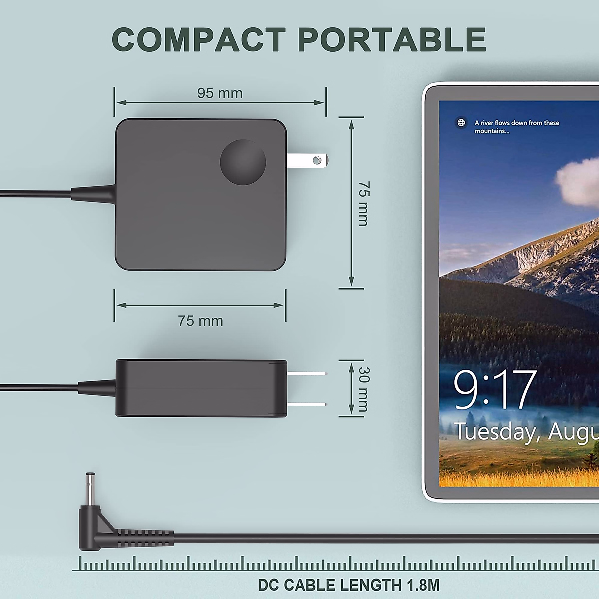 65W 45W Compatible with Lenovo Laptop Charger,for IdeaPad Laptop 310 320 330 330s 510 520 710s ideapad 510s 13" and 14",Flex 4 1480 Flex 4 1580,Yoga 710 Laptop Charger GX20L29355