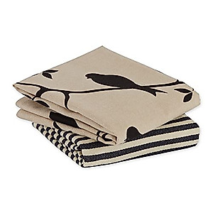 DII Decorative Oversized Festive Dishtowels, 18x28, Bushel & Peck, 2 Piece