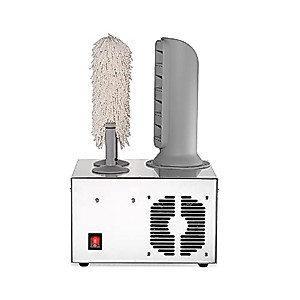 Blesk Glass Polisher - Wine Glass Polisher- Commercial Electric Machine - High Powered Heater & Microfiber Brushes - Safe & Hygienic for Restaurants