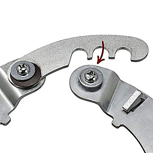 Strong Hand Tools Universal Fit Gas Cylinder Accessory Hanger, 6 Multi-Purpose Hooks, 4-Point Locking, Glove Clip/Cap Hook, Dual-Prong Hook for T-Shaped Tools, Adjustable Opening, GCH160, Gray