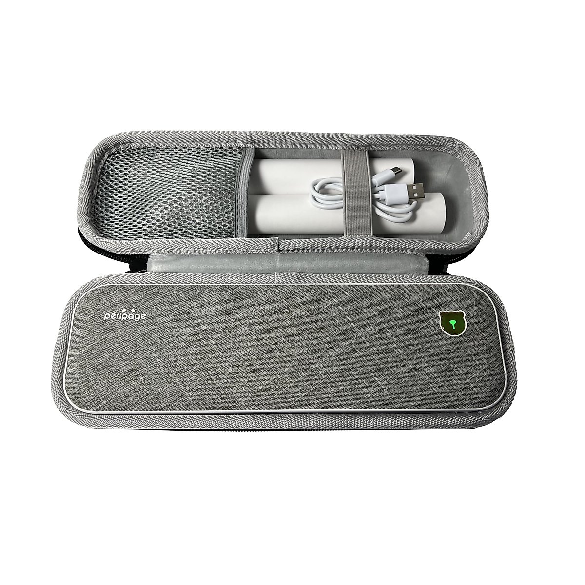 Carrying case with Handle for Portable Printers of IOOIOO Peripage A40, A40 Plus, D210, Munbyn ITP01, ITP01P, Jadens PD-A4
