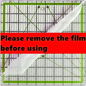 Quilting Rulers,4 Square Ruler Quilting Templates(4.5"X4.5", 6"X6", 9.5"X9.5", 12.5"X12.5"),Quilting Rulers Acrylic Rulers