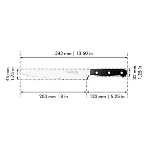 HENCKELS Classic Razor-Sharp 8-inch Carving Knife, German Engineered Informed by 100+ Years of Mastery