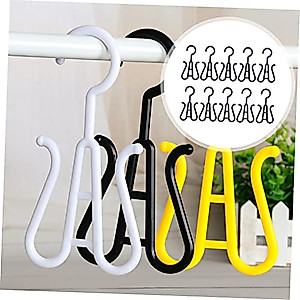 Unomor 10pcs Shoe Rack Foldable Shoe Rack Bike Hanging Hooks Towel Hook Towel Hook for Bike Shoe Holder Laundry Sock Drying Hanger Shoes Hanger Shoe Holder for Shop Shoe Hanging Hook
