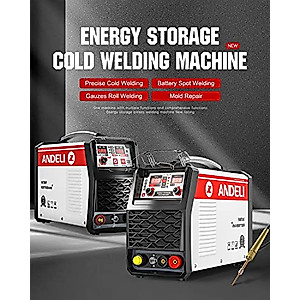 ANDELI TIG Welder 220V Energy Storage Cold Welding Machine with Hot/Cold/TIG Pulse Cold TIG Welding Machine TIG-250CLN