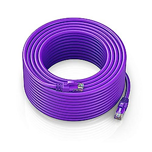 Maximm Cat 6 Ethernet Cable 250 Ft,Cat6 Cable, LAN Cable, Internet Cable, Patch Cable and Network Cable - UTP (Purple) 250 Feet ethernet Cord