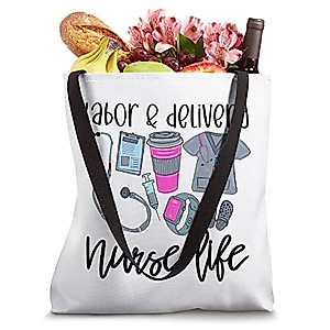 Cute women RN symbol nursing job work nurse labor delivery Tote Bag