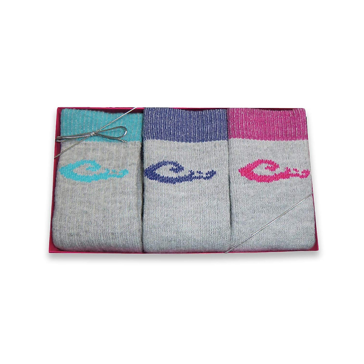 Drake Unisex-Adult Gift Box Merino Wool Heavyweight Crew Boot Socks 3 Pair Pack, Assorted, Medium