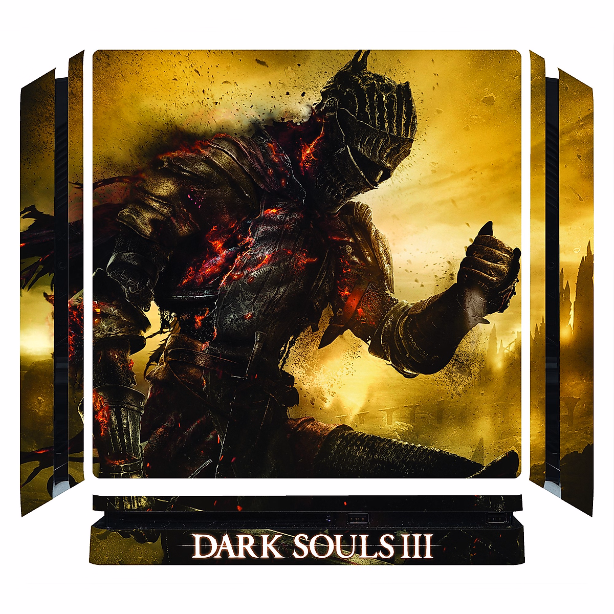 Dark Souls III 3 DS3 Game Skin for Sony Playstation 4 Slim - PS4 Slim Console