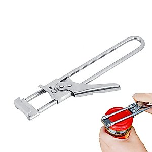 Adjustable Jar Opener, Multifunctional Stainless Steel Manual Bottle Opener, Can Opener Jar Lid Gripper, Lid Remover Tool, Kitchen Accessories For Seniors Chilren Women