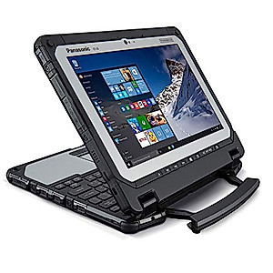 Panasonic Toughbook CF-20, 10.1 Multi Touch, 1920 x 1200, m5-6Y57, 8GB, 128GB SSD, Intel HD Graphics 515,Wi-Fi, Bluetooth, HDMI, Dual Pass (WWAN/WWAN), 8MP, Backlit Keyboard, Windows 10 Pro (Renewed)