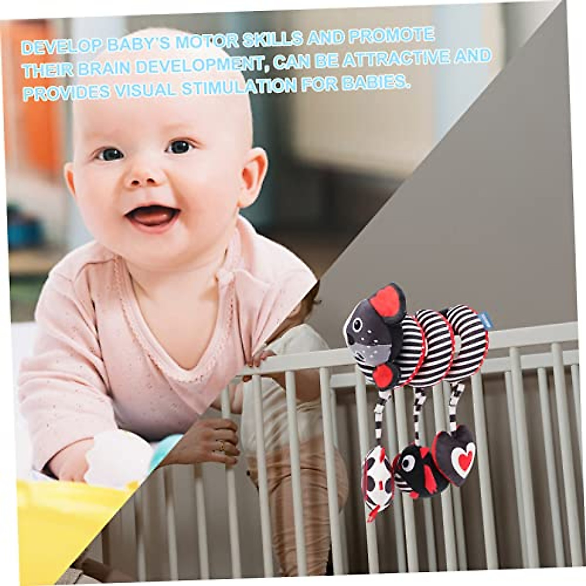 Kisangel Car Seat Toys Car Toys 3pcs Animal Rattle Infant for Ster Crib Carseat Baby Toy Car Seat Toys Car Toys