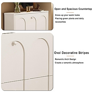 Modern Shoe Cabinet with 3 Flip Drawers,Adjustable Slim Freestanding Narrow Shoe Rack Tipping Bucket Shoe Cabinet with Door Open Shelves for Entryway