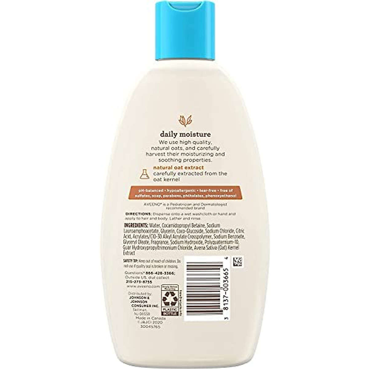 Aveeno Lightly Scented Baby Wash & Shampoo 8 oz.