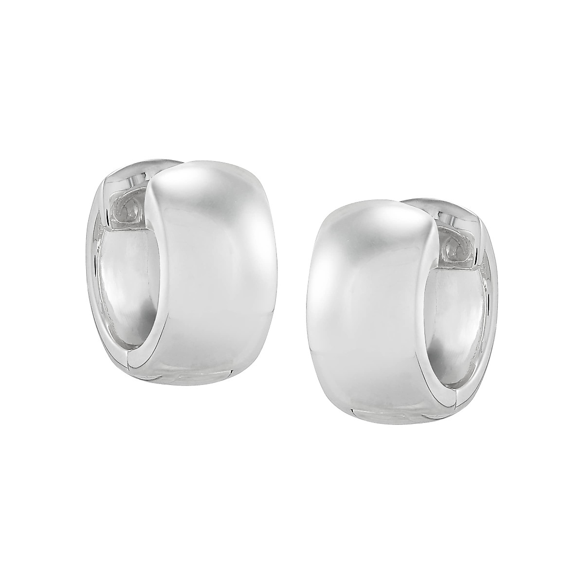 Silpada 'Wide Horizons' Huggie Hoop Earrings in Sterling Silver