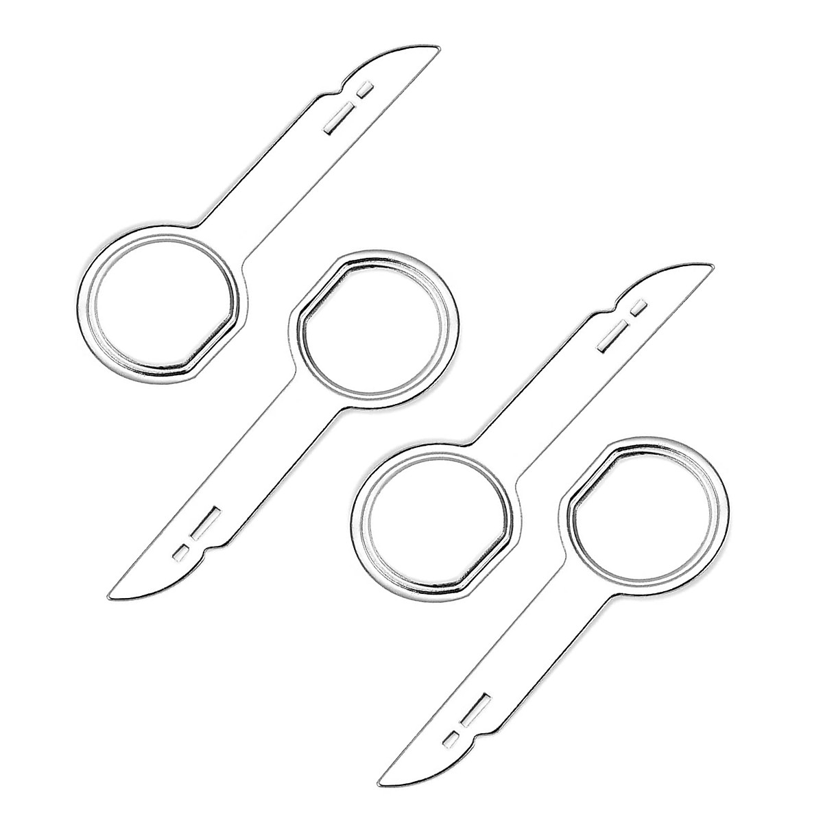 Radio Removal Tool key Set for Ford, Volkswagen, Audi, and Mercedes, Car CD DVD Host Key Disassembly Tool 4PCS