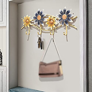 XDCHLK Door Key Hook, Door, Wall Hanging Rack, Art Decoration Rack, Porch, Creative Wardrobe, Hanger