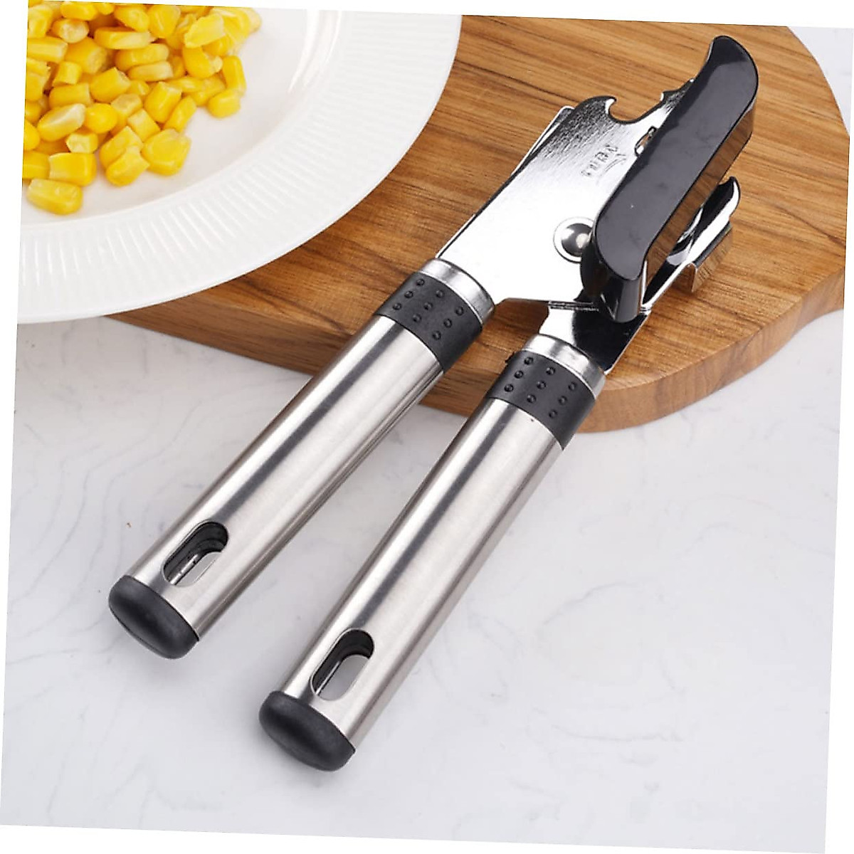 Anneome 1pc Bottle Opener Can Opener Electric Stainless Steel Electric Can Opener Hand Held Can Opener Jar Opener for Seniors Automatic Can Opener Kitchen Can Opener Metal Bottle Opener