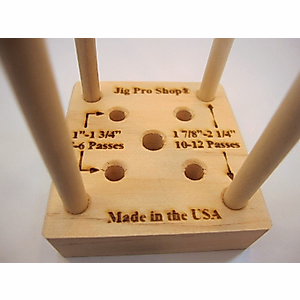 Multi-Monkey Paracord Tool Jig ~ Makes Ball Knots from 5/8" to 2 1/4"