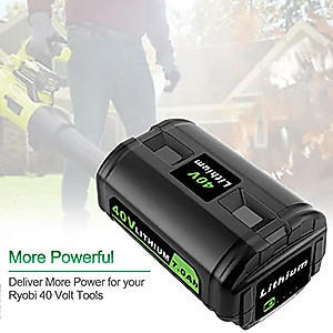 ADVTRONICS 40V 7.0Ah Replacement Battery Compatible with Ryobi 40 Volt Battery OP4050A OP4015 OP4026 OP40201 OP40261 OP4030 OP40301 OP4040 OP40401 OP4050 OP40501 OP40601