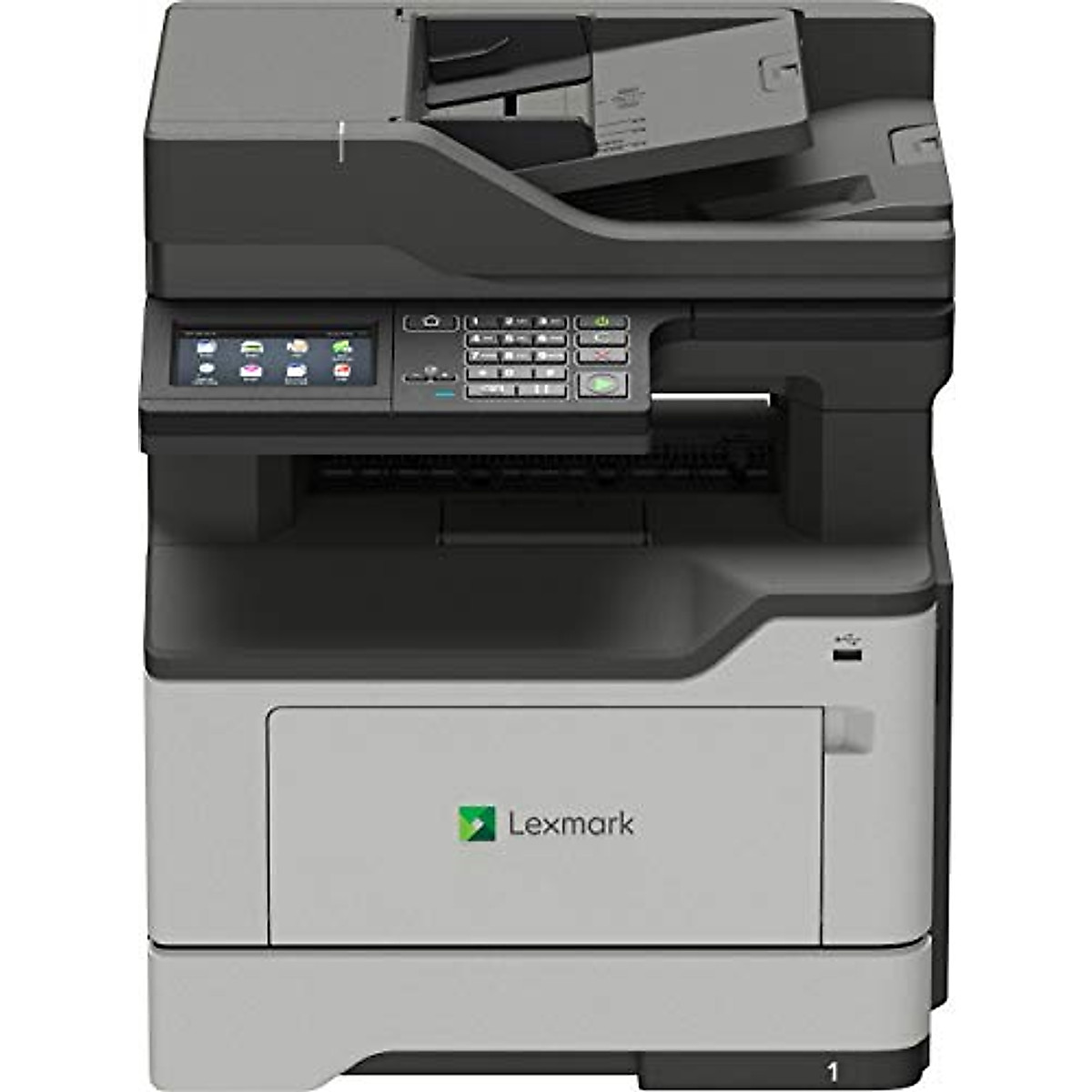 Lexmark MB2442adwe Monochrome Multifunction Printer with fax scan Copy Interactive Touch Screen Wi-Fi and Air Print Capabilities (36SC720), Grey, 2.1