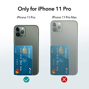 ESR Essential Zero Designed for iPhone 11 Pro Case, Slim Clear Soft TPU, Flexible Silicone Cover for iPhone 11 Pro 5.8-Inch (2019), Clear