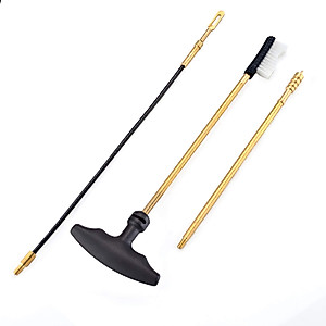 Raiseek Handgun Cleaning kit .357 Caliber Gun Cleaning Kit 9mm Pistol Cleaning Kit Bore Brush and Jag
