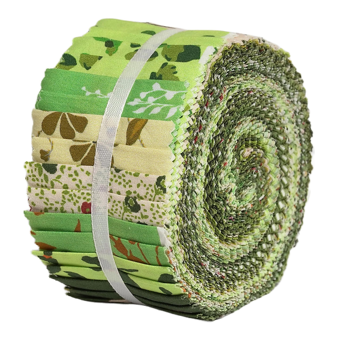 Soimoi 40Pcs Florals Print Cotton Precut Fabrics for Quilting Craft Strips 2.5 x 42 inches Jelly Roll