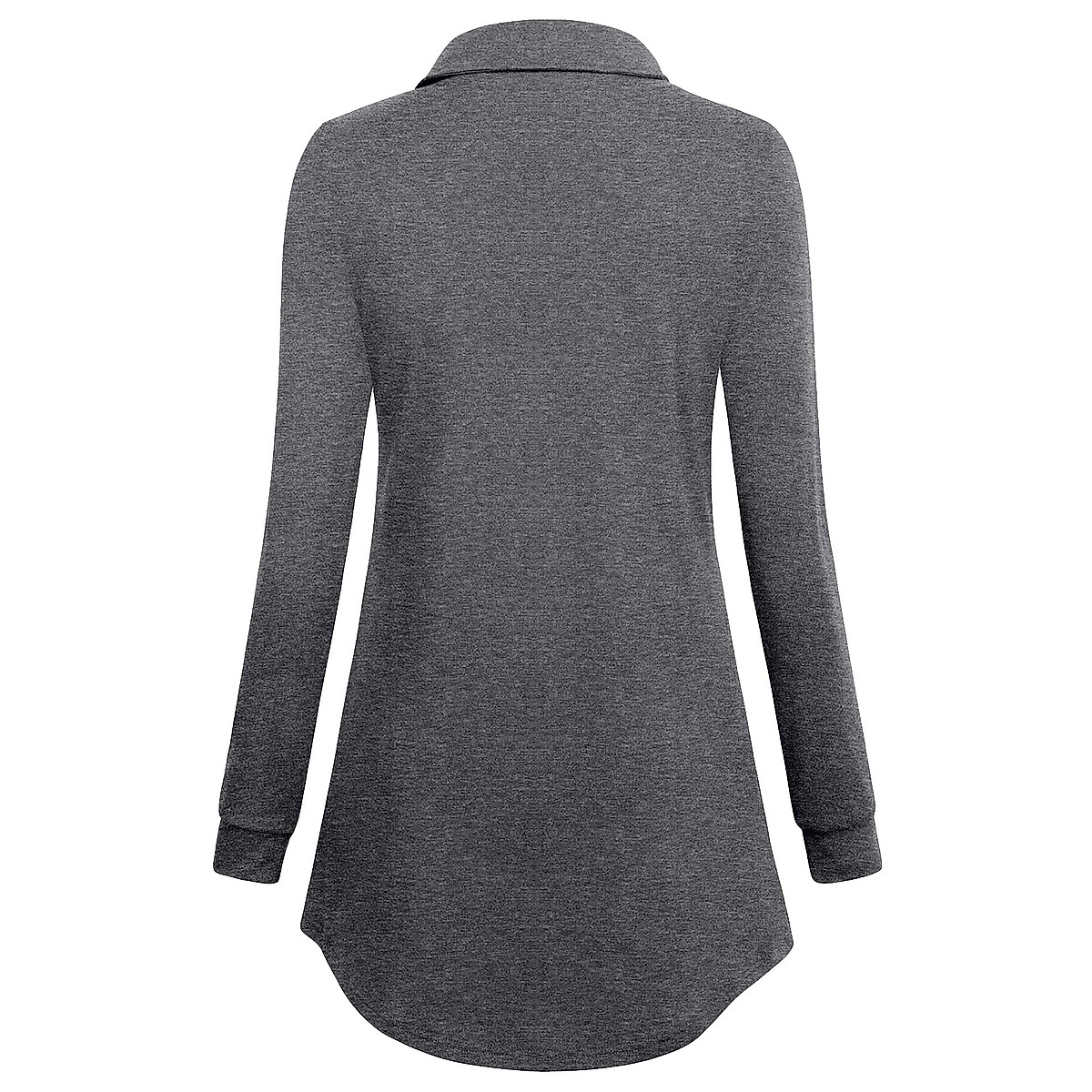 Gaharu Women Tops to Hide Belly Fat Pullover Sweatshirts Christmas Tunics Long Sleeve Swing Shirts Office Winter Clothes Dress Sweater Multi-grey,XXL