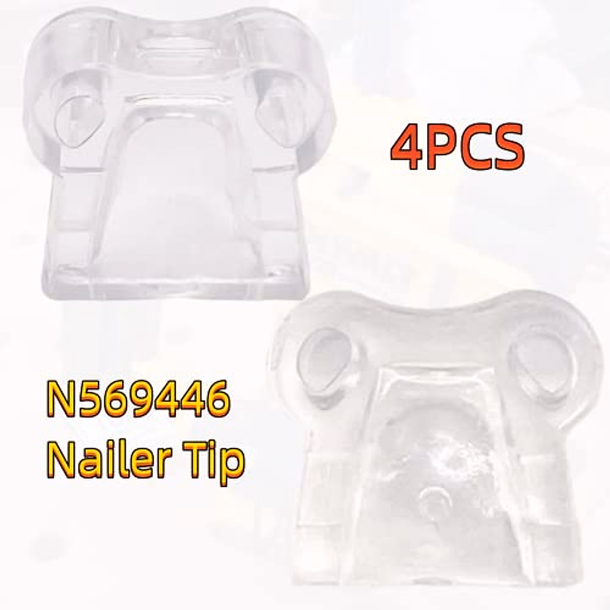N558471 N569446 Nailer No Mar Tip （4 PCS）Compatible with DeWalt Replaces DCN680D1 DCN681B SURPOUF
