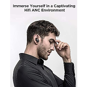 1MORE True Wireless Earbuds Active Noise Cancelling, Hi-Res ENC Bluetooth Earphone, THX Certified Wireless Charging Headphone, 15Mins Fast Charge, 65H (Renewed)