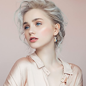 Easter Earrings for Women Easter Bunny Earrings Egg Dangle Sterling Silver Easter Bunnies Gifts