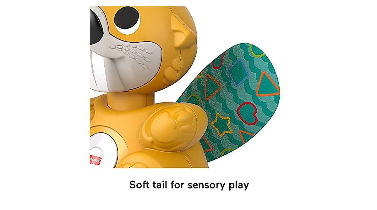 Fisher-Price Linkimals Boppin’ Beaver Toy for Babies - Fun & Educational