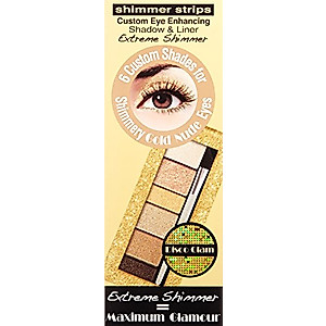 Physicians Formula Strips Custom Eye Enhancing Extreme Shimmer Shadow and Liner Disco Glam, Gold Nude, 0.12 Ounce