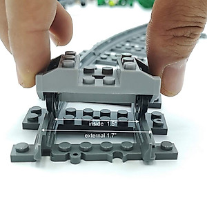 City Train Tracks Non-Powered City Railroad 24pcs Compatible Major Brands Building Block Toy Gifts